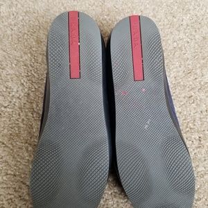 Prada | Shoes | Prada Sweade Blue Boots 9 | Poshmark